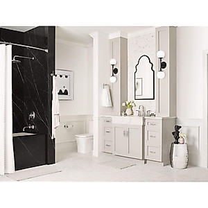 Moen TS44102BG Colinet Traditional Two Widespread High-Arc Bathroom Faucet with Lever Handles Valve Required, Brushed Gold