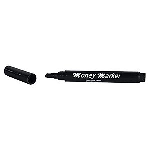 Money Marker (12 Counterfeit Pens) - Counterfeit Bill Detector Pen with Upgraded Chisel Tip - Detects Fake Counterfit Bills, Universal Currency Detectors Pack