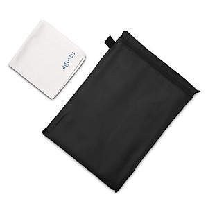 Agustu Drum Set Dust Cover - Premium Waterproof 80" x 108" Protection Drum Shield with Silver Coating for Electric and Electronic Drum Kits -Electric Drum Accessories - with Bag and Microfiber Cloth