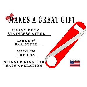 Diver Down Flag Speed Bottle Opener Heavy Duty Gift Scuba Diving