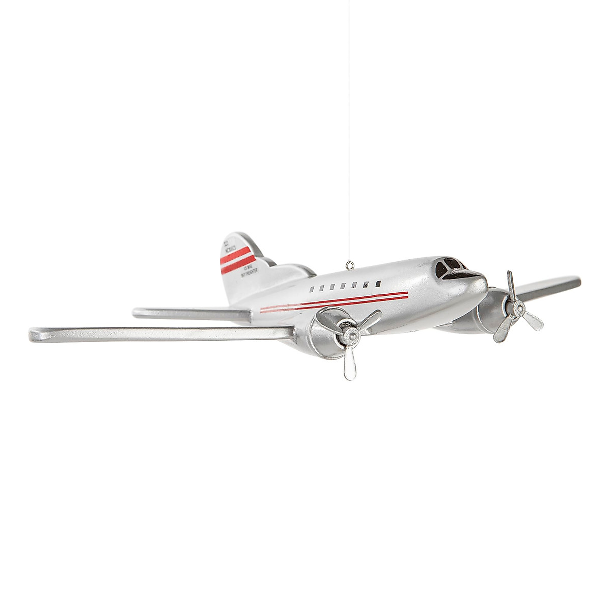 Hanging Airplane Mobile - Around The World Mobile by Authentic Models, Ceiling and Nursery Decor for All Ages, Attached World Globe
