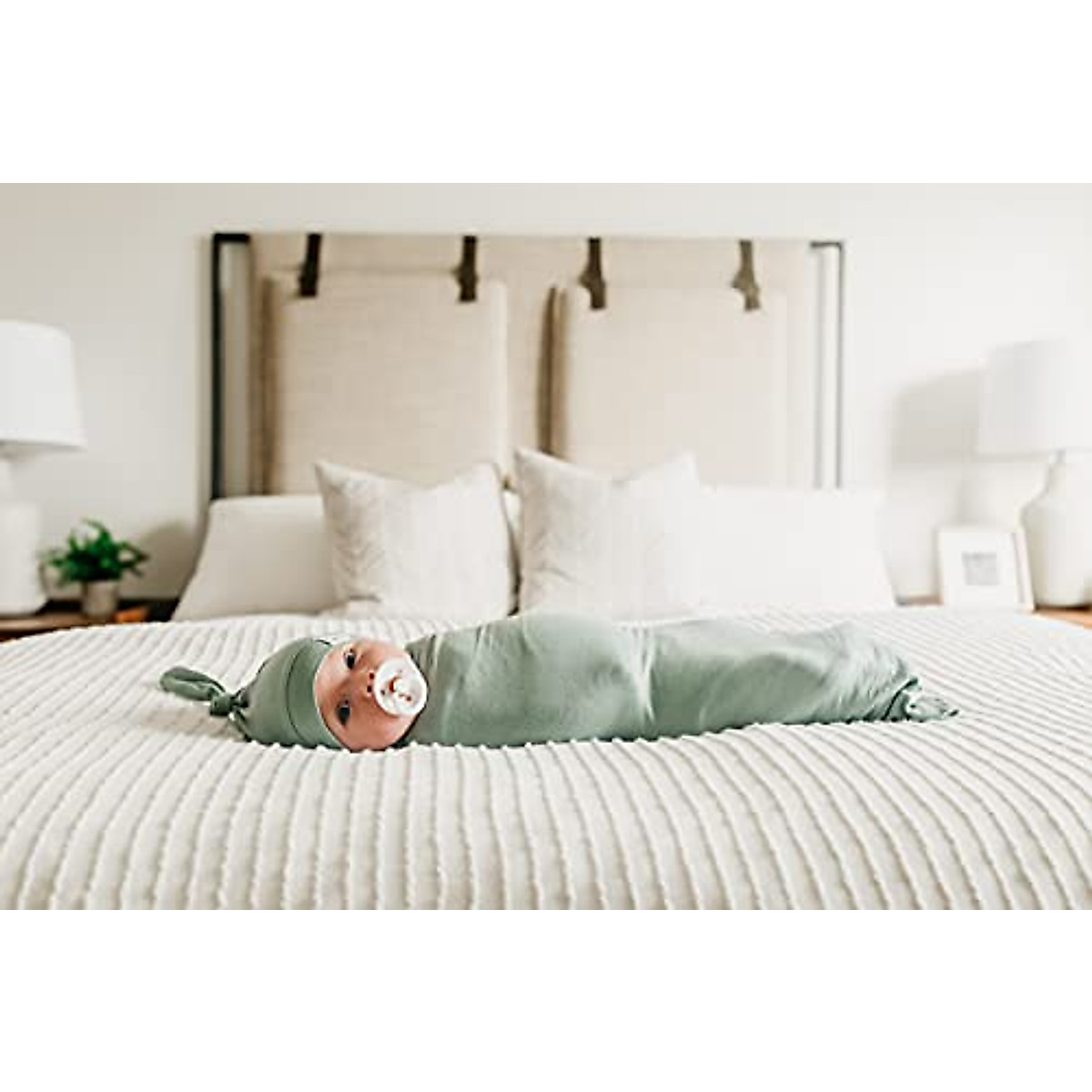 Copper Pearl Large Premium Knit Baby Swaddle Receiving Blanket Briar