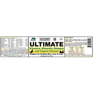 Catzymes Ultimate Vitamins Minerals Omegas (6 Ounce)