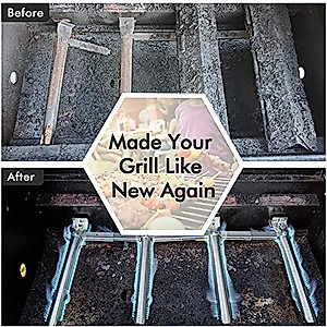 Adviace Grill Replacement Parts for BBQ Pro Kenmore 146.47468610 146.16153110 146.47469610 146.30213510 146.23680310 146.23770310 5 Burner 40800023 Flame Tamer 40700125 Burner Crossover Tubes