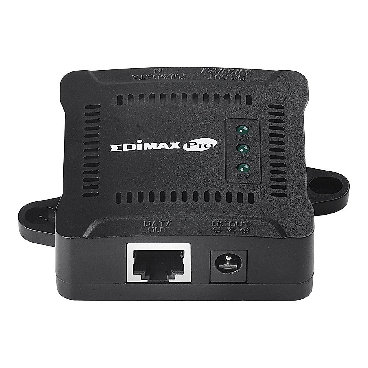 Edimax Pro Compact Gigabit PoE+ Splitter with Adjustable 5/9/12V x 2A Output, IEEE 802.3at, Delivers Data and Power from PoE Runs to Non-PoE Devices for up to 100 Meters, GP-101ST