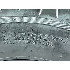 MASSFX P377 ATV/UTV Front Tires 25x8-12 - Set of 2 (25x8x12) 2 Pack