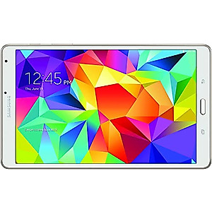 Samsung Galaxy Tab S 8.4-Inch Tablet (16 GB, Dazzling White) (Renewed)
