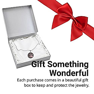 Shop LC Dragonfly Necklace - Dragonfly Jewelry Gifts for Women - Rose Quartz Healing Gemstone Pendant Necklace - 20" Necklace Length