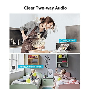 LaView 3MP Cameras for Home Security,2K Indoor Security Camera for Baby/Elder/Pet with Clear Night Vision,24/7 Live Video,Motion Detection,2 Way Audio,US Cloud/SD Card Storage,Compatible with Alexa
