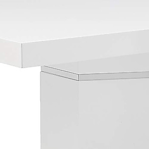 New Spec Glossy Dining Table with perdestal Legs