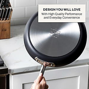 All-Clad E785S264/E785S263 HA1 Hard Anodized Nonstick 8 10-Inch Fry Pan Cookware Set, 2-Piece, Black