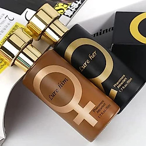 HAGUAN Pheromone Cologne for Men, VenomLove for Men Pheromone Based Perfume, Pheromone Perfume Spray for Women to Attract Men, Golden Lure Pheromone Perfume, Venomlove Cologne (Male)