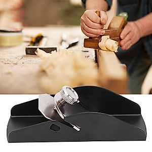 Walfront Mini Wood Adjustable Block Planer Aluminum Alloy Lightweight Carpenter Woodworking Trimming Chamfering Tools, Hand Tools & Accessories