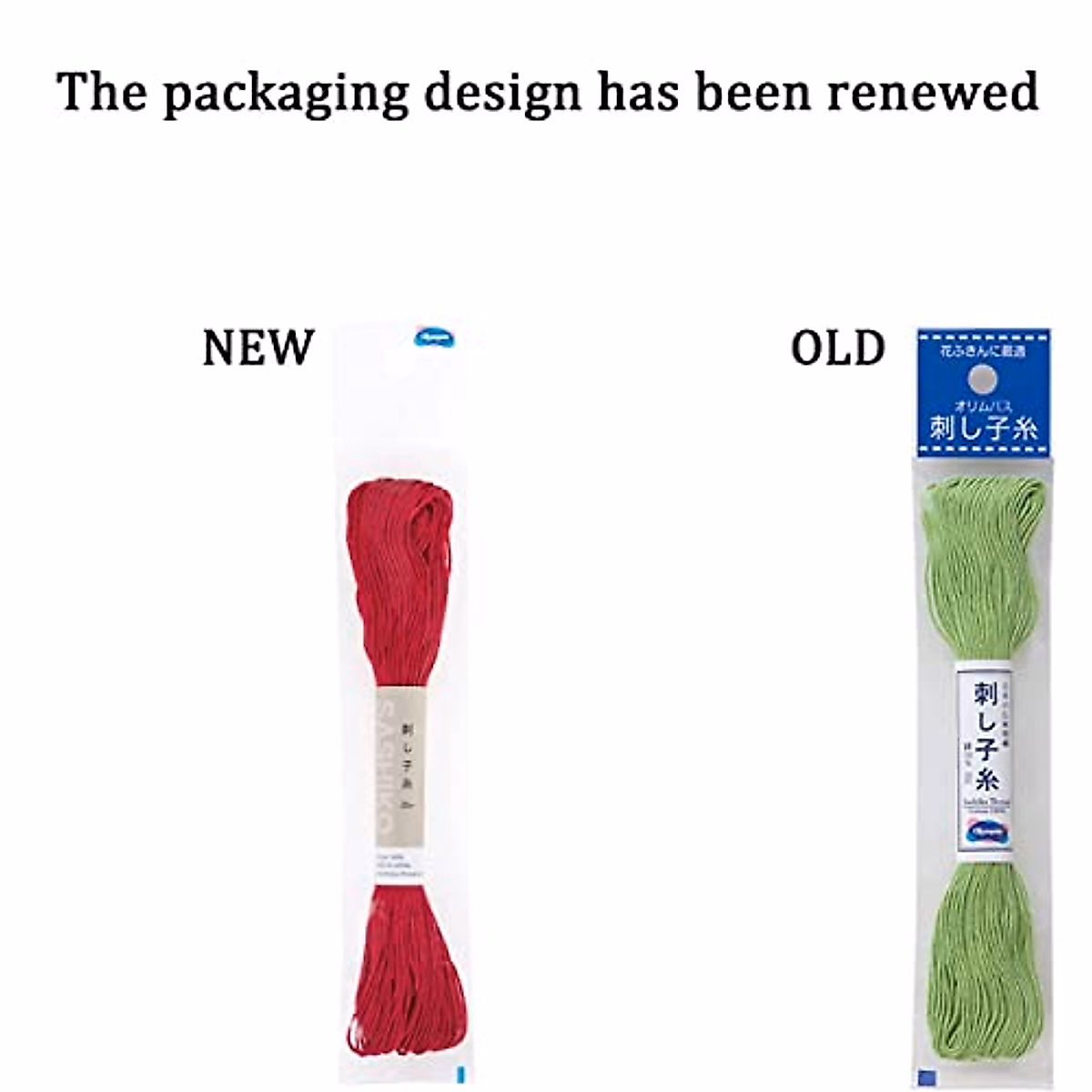 Olympus Sashiko Thread 20m(21.8yds) 4skeins Color Bundles 100% Cotton (#01,#10,#18,#52)