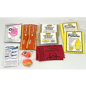 Emergency Preparedness Backpack for 2 Persons by PrepareSurvive (Lime)