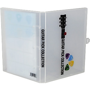 UniKeep Guitar Pick Collection Kit - Holds 225 Picks - Clear Case
