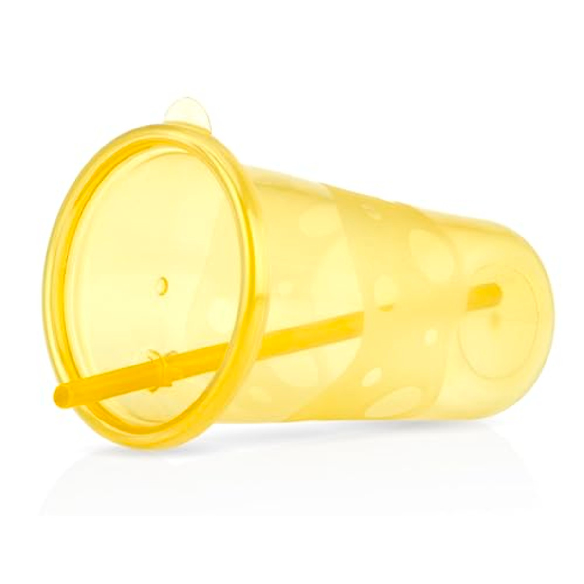 Nuby 4-Pack Stackable Wash or Toss Straw Cups, Multi, One Size