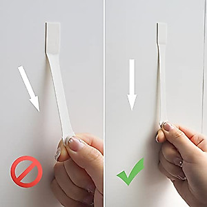 JELLYSUB 20 Hooks+40 Strips, Small Wire Toggle Hooks Value Pack, Organize Damage-Free Utility Hooks, Hanging Hooks Heavy Duty with Adhesive Strips, No Tools Wall Hooks for Hanging