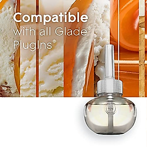 Glade PlugIns Refills Air Freshener, Scented and Essential Oils for Home and Bathroom, Vanilla Caramel Twist, 3.35 Fl Oz, 5 Count