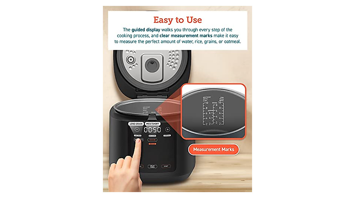 COSORI 10-Cup Rice Cooker - 18 Functions, Fuzzy Logic, Steamer