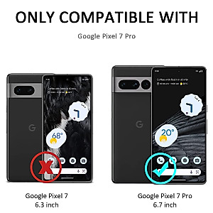 Nvollnoe Google Pixel 7 Pro Case with Sliding Camera Cover, Magnetic Kickstand, Heavy Duty Protective Case, Card Holder, Textured Finish, Green