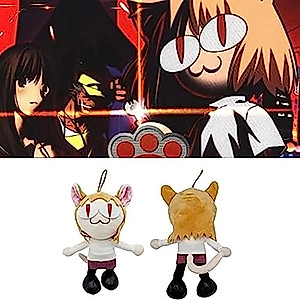 2023 New Anime Cat Ne-co A-rc Plush, 10.6 in Cute Plush, Animals Stuffed Animal Plush Doll, Anime Cat Plush Figure Pillow Toys for Kids and Fans and Collectors Kids Bed Sofa and Home Dec