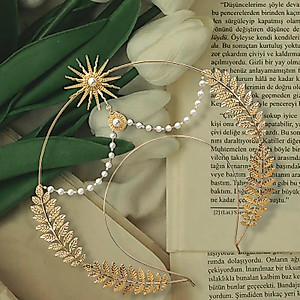 NBMARLS Mary Halo Crown Headband Spiked Halo Crown Sun Goddess Headdress for Cosplay Costume Party