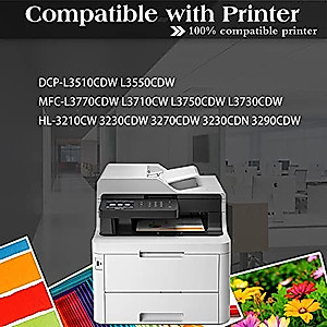 YOISNER Compatible DR223CL Drum Unit Replacement for DR-223CL DR223 Drum Unit Replacement for MFC-l3770CDW MFC-l3710CW HL-l3290CDW HL-l3270CDW HL-l3210CDW Printer, 5-Pack (2BK+1C+1M+1Y)