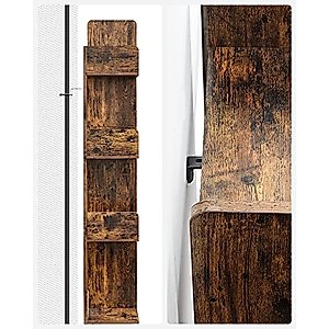VASAGLE Bookshelf, Tree-Shaped Bookcase with 13 Storage Shelves, Rounded Corners, 9.8”D x 33.9”W x 55.1”H, Rustic Brown ULBC67BXV1