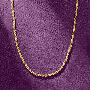 Ross-Simons 14kt Yellow Gold Rope-Chain Necklace