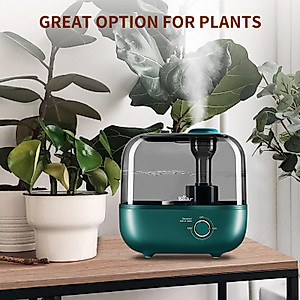 Bear Humidifiers for Bedroom Large Room Home, 5L Cool Mist Top Fill Humidifiers, Quiet Air Humidifier for Baby Nursery & Plants, Lasts Up to 35 Hours, Auto Shut-Off