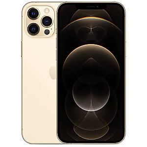 Apple iPhone 12 Pro Max 5G, US Version, 256GB, Gold - Unlocked (Renewed)