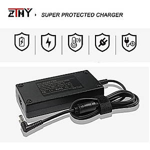 New Laptop Charger 180W 19.5V 9.23A AC Adapter Compatible with MSI GS65 GS63 GS63VR GS75 GS70 GT70 GT60 GF63 GF65 GV72 GE62 GE70 GS73 GP60 GP72 GP62 GL72 WS65 GX60 WE62 WS63 WF65 WP65 Power Supply