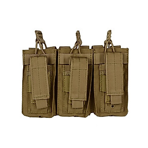 Condor Outdoor Triple Kangaroo Mag Pouch Tan