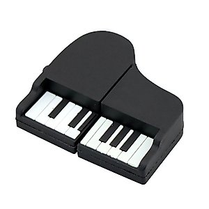 Usbkingdom 16GB USB 2.0 Flash Drive Music Piano Shape Pen Drive Memory Stick Thumb Drive Pendrive Jump Drive Flash Disk Data Storage