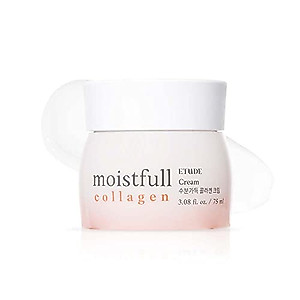 ETUDE Moistfull Collagen Cream 2.53fl.oz(75ml) | Collagen Water Delivers Hydration To Make Your Skin Bouncy & Dewy | Soft And Adhering