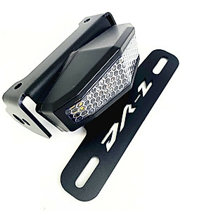 GYUKSIA Compatible with Suzuki DRZ400S 400SM 400E 2000-2021 LED Brake Tail Light Turn Signal Blinker License Plate Holder Rear Tail Tidy Fender Eliminator Kit (Clear)