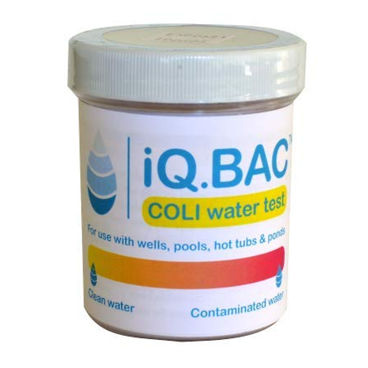 iQ.BAC Water Testing Kit 4 Pack | Coliform & E Coli Testing Kit | Hot Tubs Pond Lake Well Pool Test Kit | E Coli Testing Kit | Portable Water Test Kit | Water Test Kits For Drinking Water Recycled
