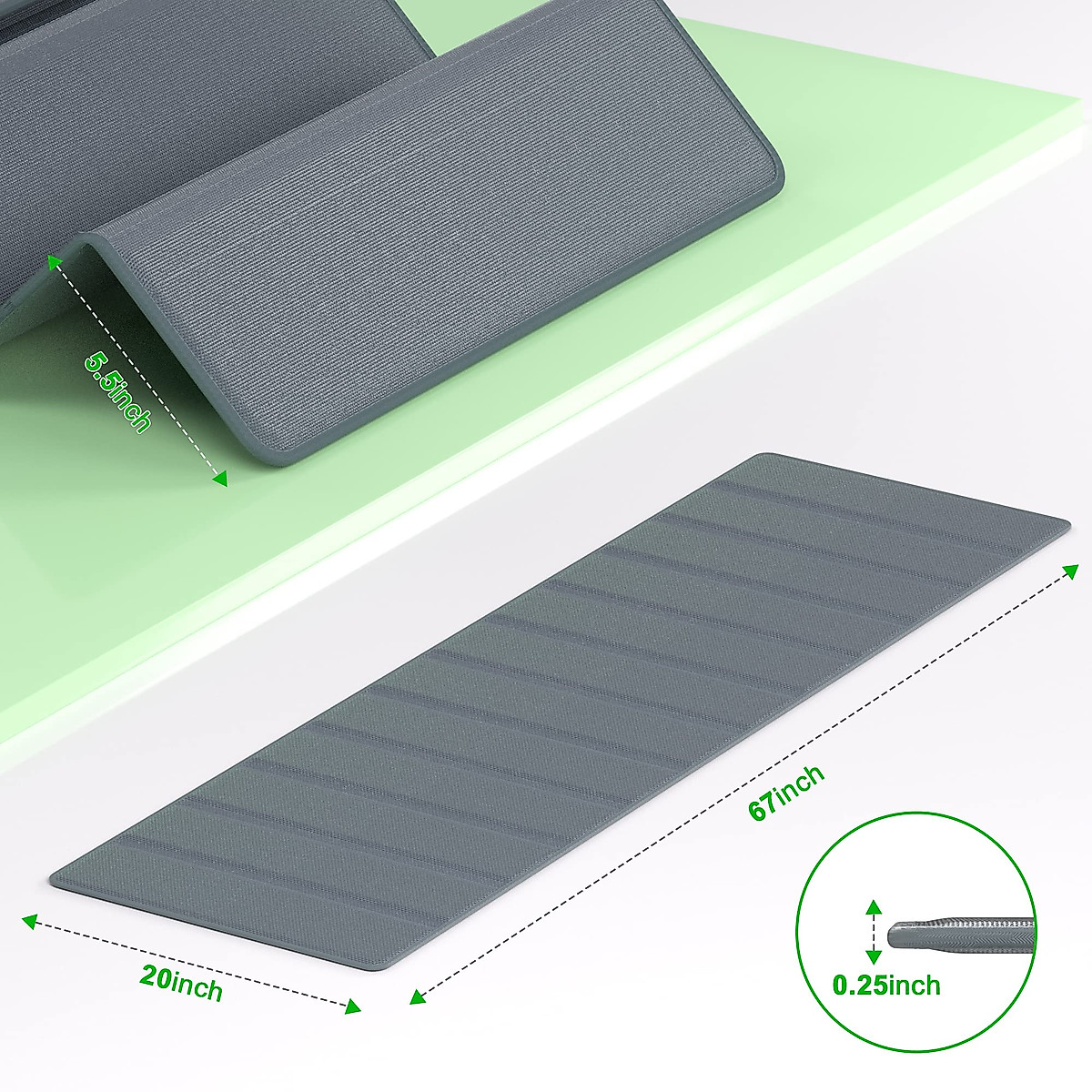 Ponkor Couch Supports for Sagging Cushions, [19.7" x 67"] Sofa Cushion Support for Sagging Seat Couch Supporter for Under The Cushions Saver for Saggy Couches