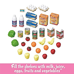 Calico Critters Grocery Market - Shop, Play, and Let Creativity Bloom!, Cream & Brown