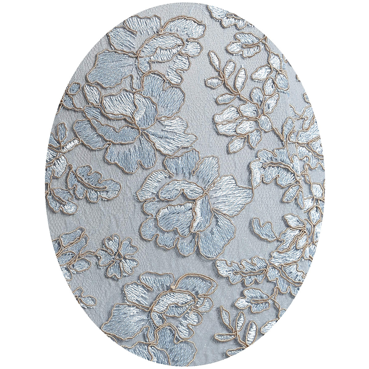 Alex Evenings Women's Petite Long Sleeveless Dress with Shawl, Light Blue Lace, 12P