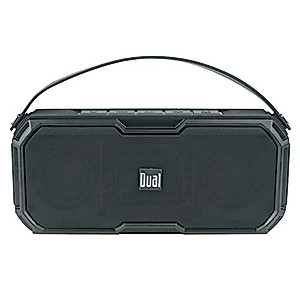 Dual Electronics LUBTWS6 Wireless Portable Bluetooth Speaker, TruWireless Bluetooth Stereo, Waterproof & Dustproof IP67, 360 Degree Rich Dynamic Sound, 100ft Wireless Range, 15 Hour Playtime
