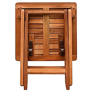 EstaHome Sun Loungers 2 pcs with Table | Adjustable Chaise Lounge Set with Wheels | Rustic Wooden Patio Sunlounger Set | Outdoor Lounge Chair Set | Solid Acacia Wood 78.7" x 26.8" x (11.8"-32.7")