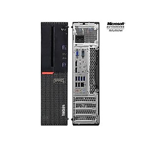 Lenovo Desktop Computer PC Monitor Bundle, Intel Core i5 6500 3.2GHz, 16GB DDR4 RAM, 256GB SSD + 2TB HDD, Built-in WiFi BT,DVD-RW,Wireless Keyboard Mouse,Windows 10 Pro (Renewed)