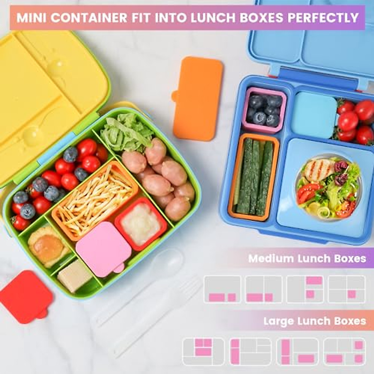 BEFSOP Salad Dressing Container To Go, Compatible with Lunch Box for kids,3x5oz Food Safe Silicone Small Condiment Containers with Lids,Reusable Silicone Baking Cups Snack Containers Sauce Cups