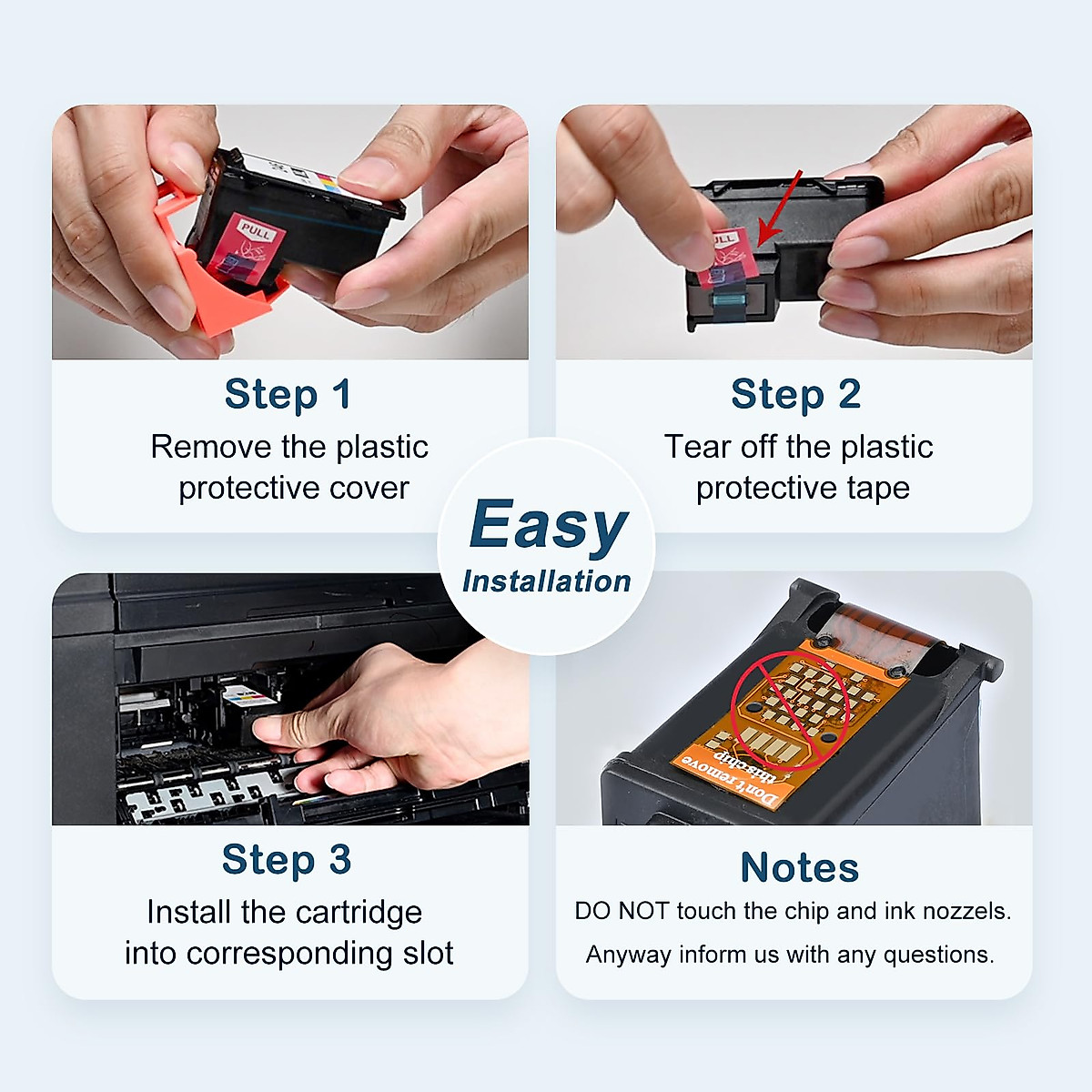 MYTONER Remanufactured Ink Cartridge Replacement for Canon 240XL 241XL PG-240 XL CL-241 XL Combo Ink for PIXMA MG3620 TS5120 MX532 MG3520 MX472 MX452 MG3220 MG2220 Printer (Black, Tri-Color, 2P)