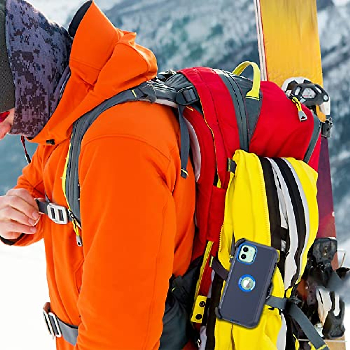 TASHHAR Phone Case for iPhone 12 Case, iPhone 12 Pro, Heavy Duty Hard Shockproof Armor Protector Case Cover with Belt Clip Holster for Apple iPhone 12 6.1 2020 Phone Case (Black)