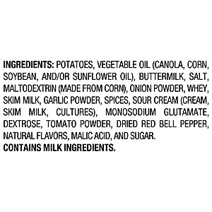 Ruffles Potato Chips, Jalapeno Ranch Flavored Snacks, 8 Oz Bag