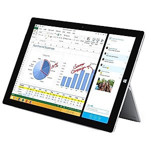 Microsoft Surface Pro 3 12-Inch Tablet (Intel i5-4300U 1.9GHz,256 GB, 8GB RAM, 5MP Camera, Media Card Reader, Windows 8.1 Pro)