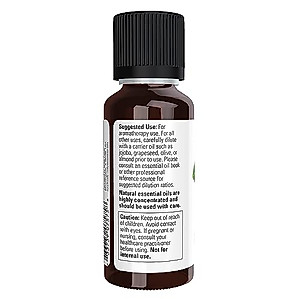 NOW Foods Essential Oils, Patchouli Oil, Earthy Aromatherapy Scent, Steam Distilled, 100% Pure, Vegan, Child Resistant Cap, 1-Ounce